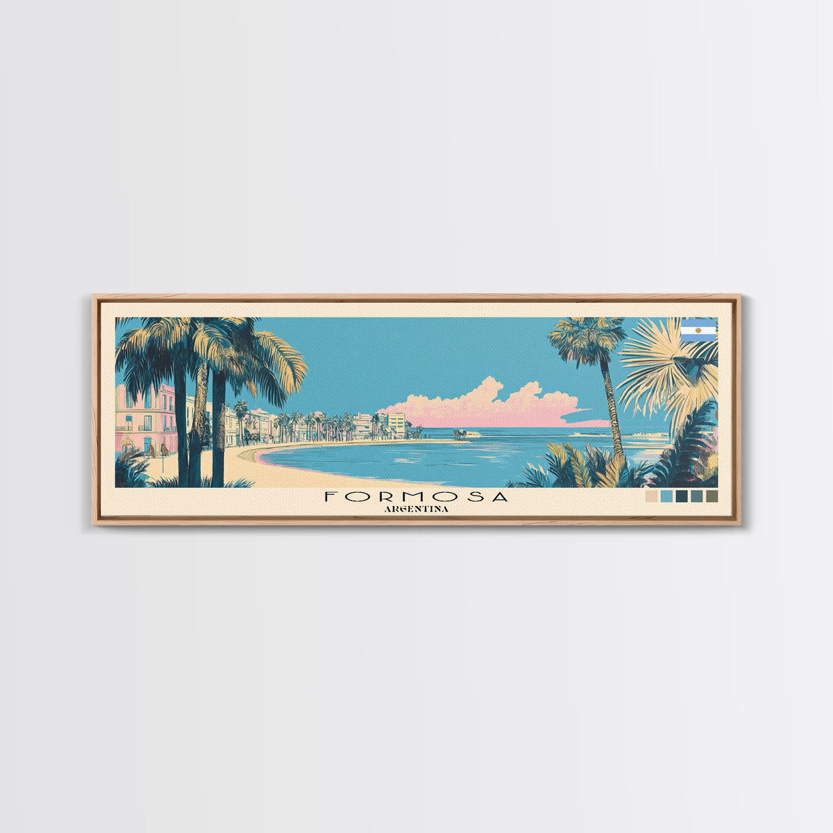 Formosa, Argentina Panoramic Canvas Print, Formosa, Argentina Painting