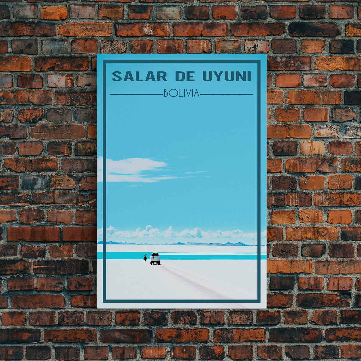 Salar De Uyuni Wall Art, Bolivia Poster, South America Wall Print, Tra