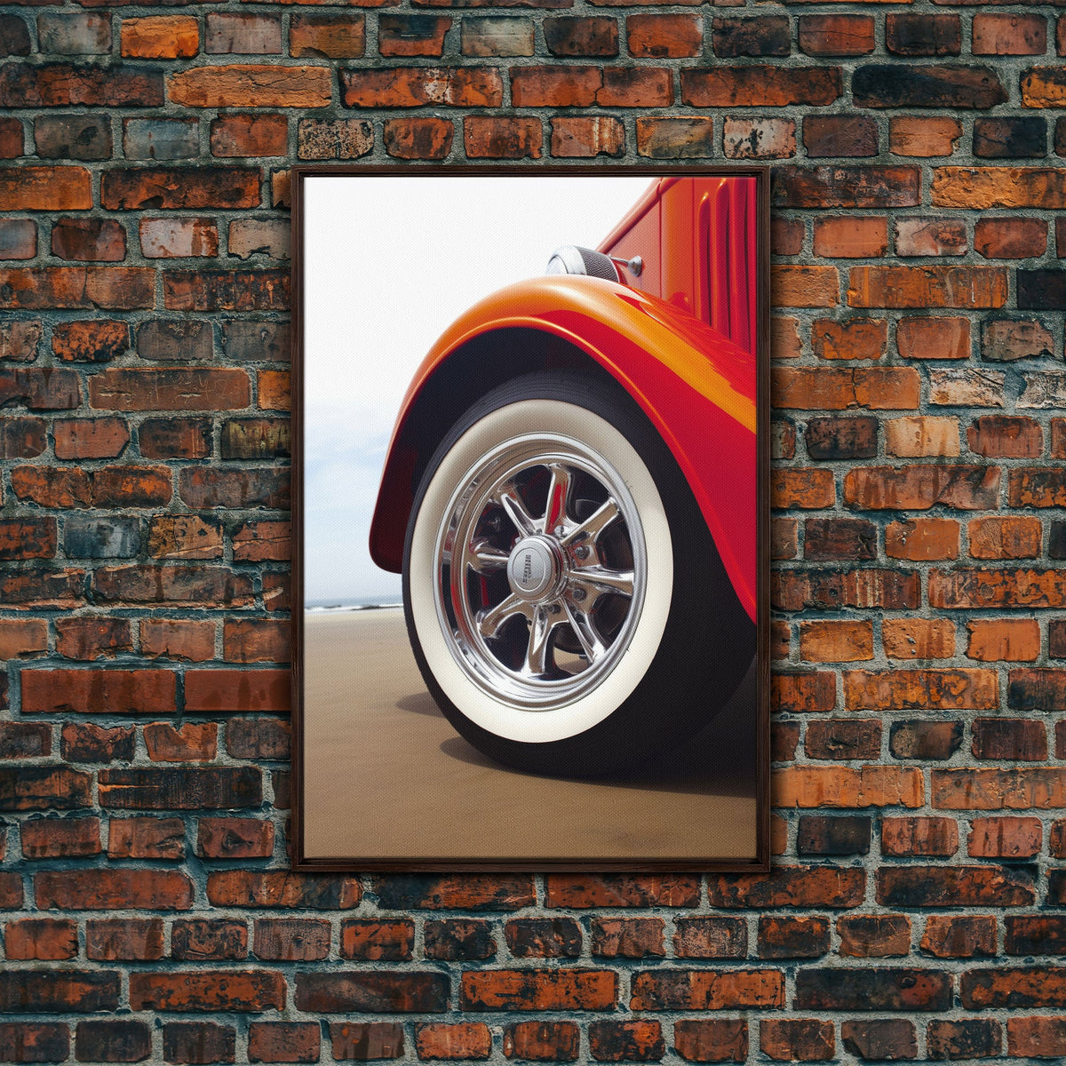 Hot Rod Art, Hot Rot Photography Print, Framed Canvas or Poster, Close