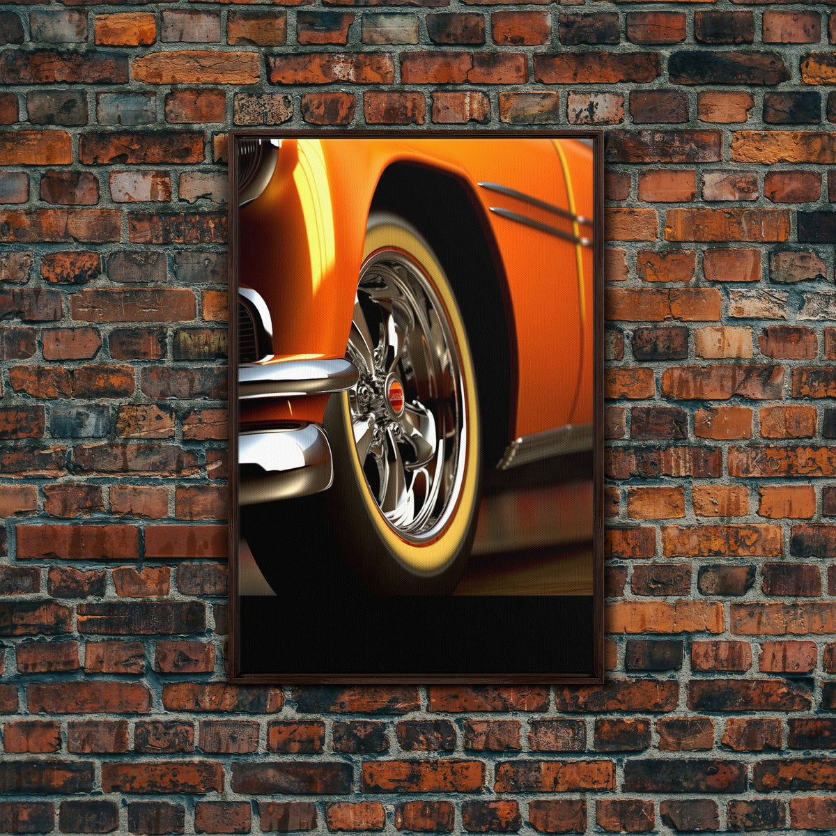 Hot Rod Art, Hot Rot Photography Print, Framed Canvas or Poster, Close