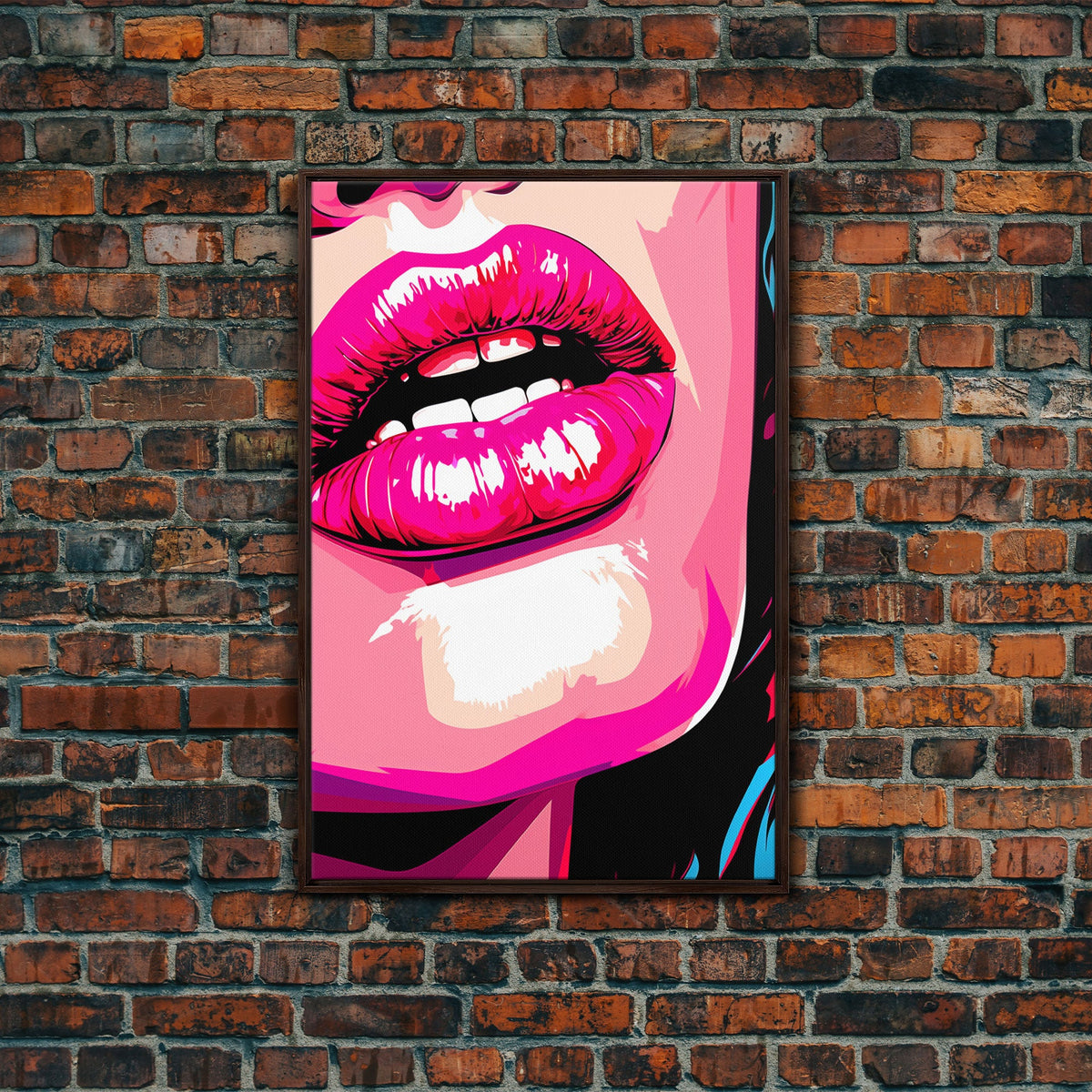 Pop Art Canvas, Girly Wall Art, Make Up Wall Art, Comic Pop Art, Canva