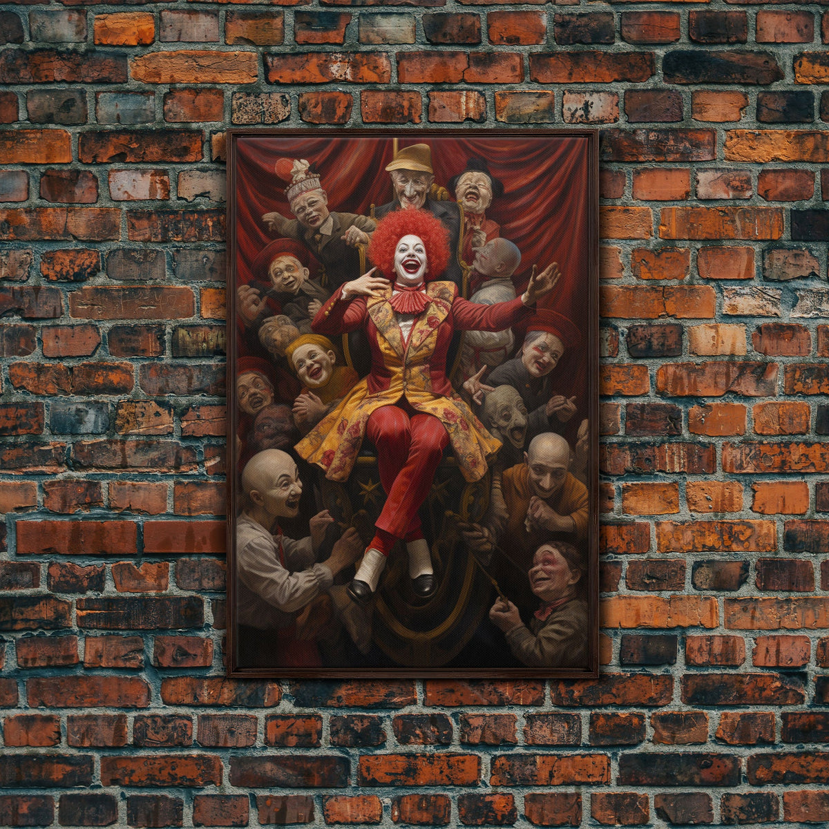 The Macabre Circus, Halloween Canvas Print / Framed Canvas, Victorian