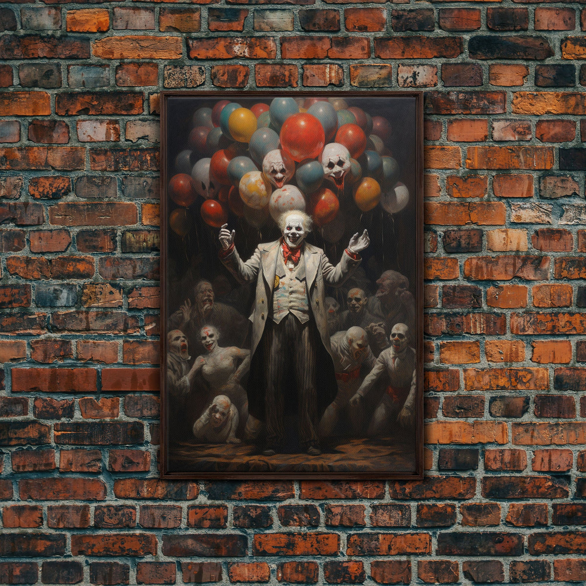 The Cursed Circus, Halloween Canvas Print / Framed Canvas, Victorian G