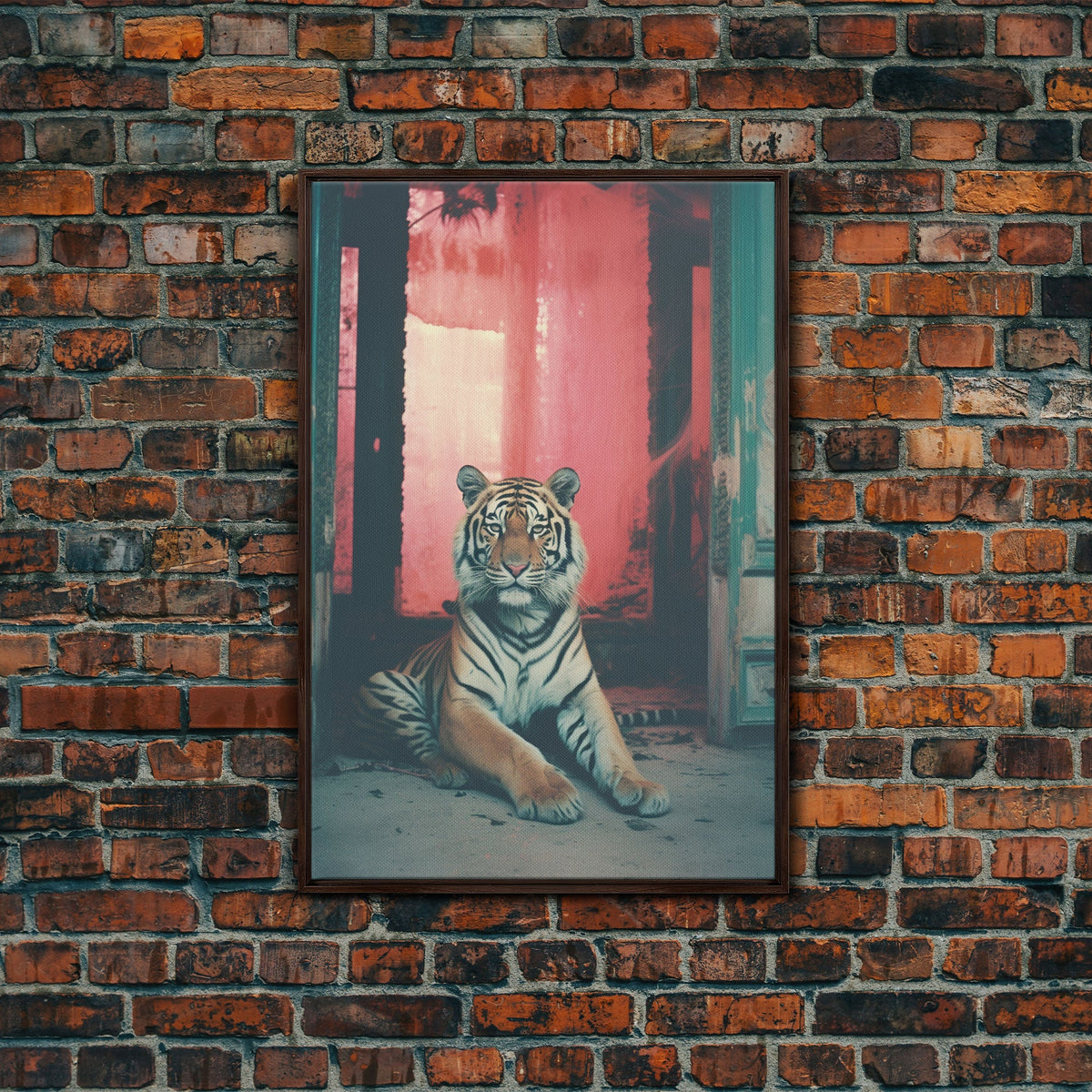 Tiger Print, Tiger Wall Art, Animal Print, Canvas Print, Wall Hanging,