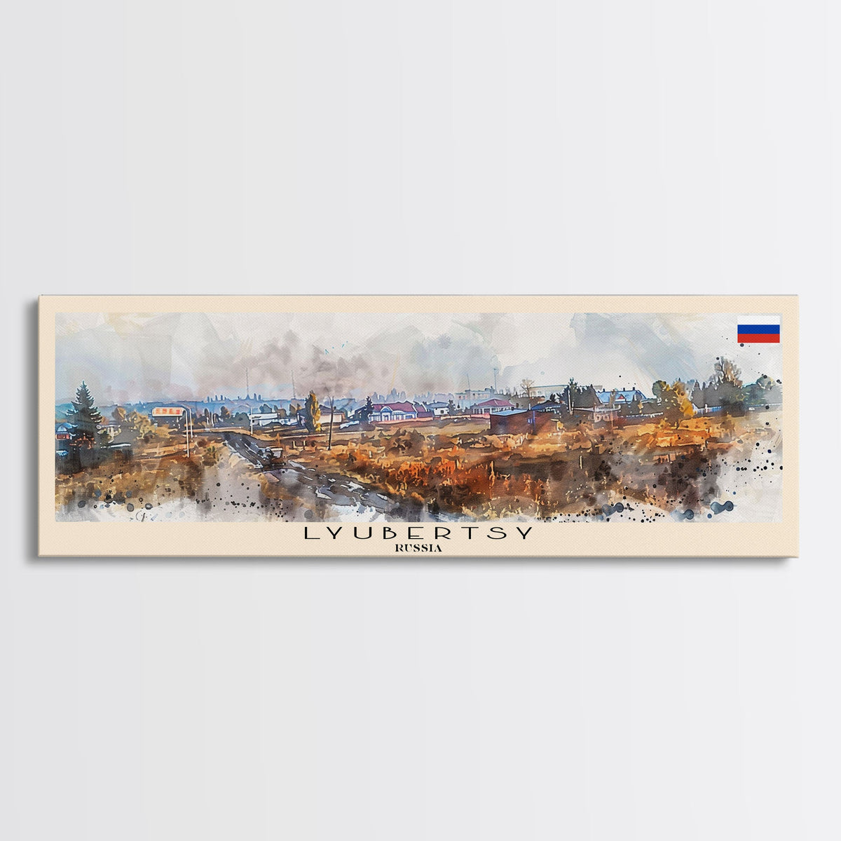 Lyubertsy Russia Travel Art, City Art, Framed Canvas Print or Metal Wa