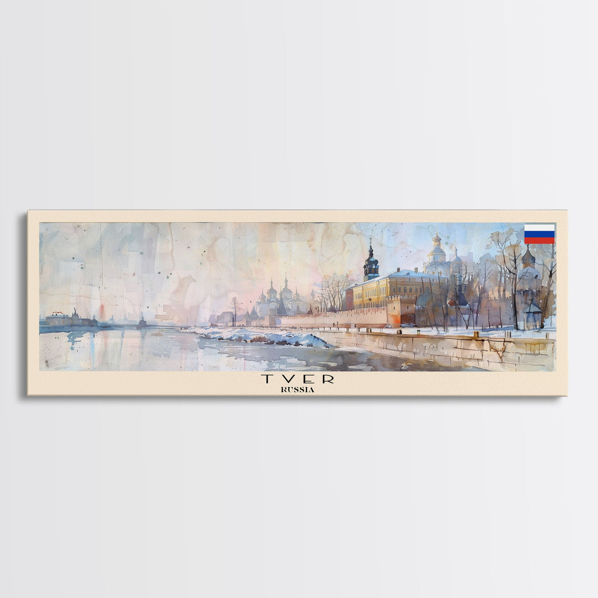 Tver Russia Travel Art, City Art, Framed Canvas Print or Metal Wall Ar