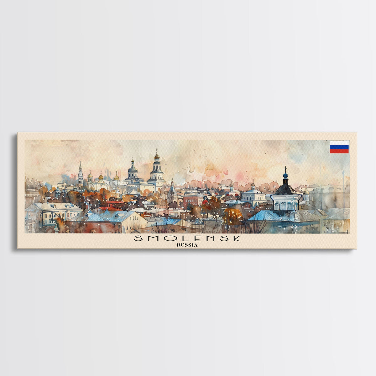 Smolensk Russia Travel Art, City Art, Framed Canvas Print or Metal Wal