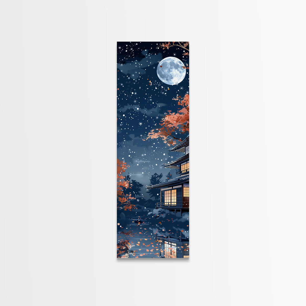 Starry Night, Traditional Japanese Home, Japanese Art, Skinny Art, Tal