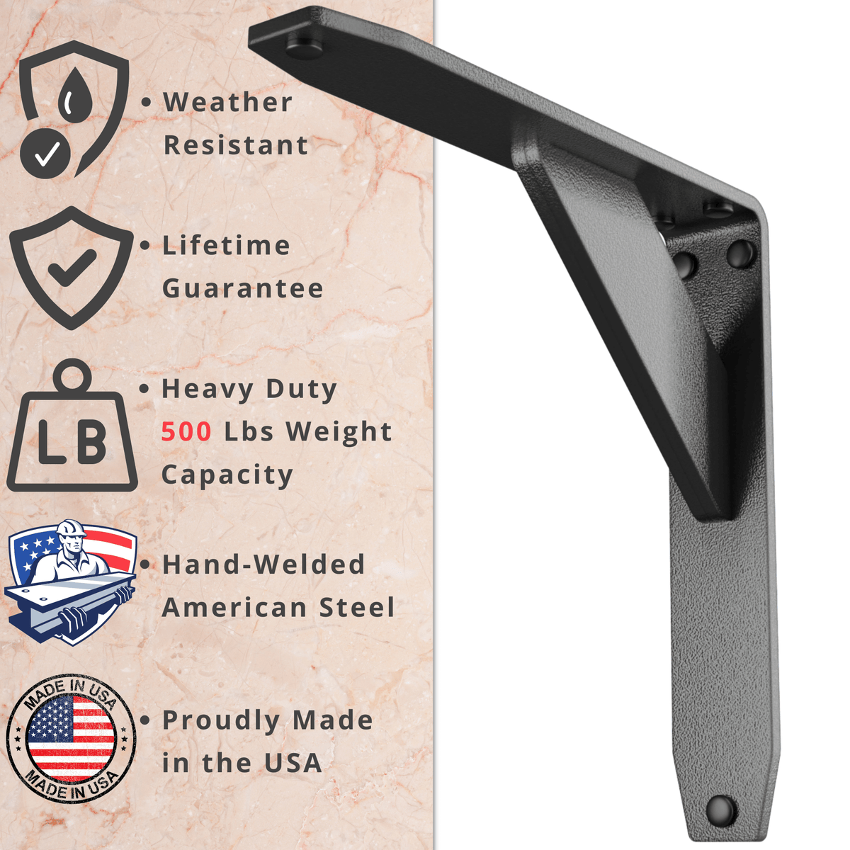 Jetstream Low Profile Countertop Brackets (2 Pack)
