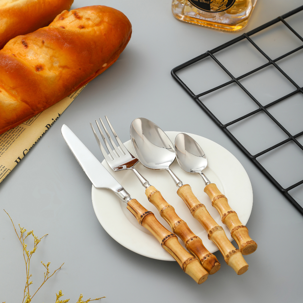 Bamboo flatware store