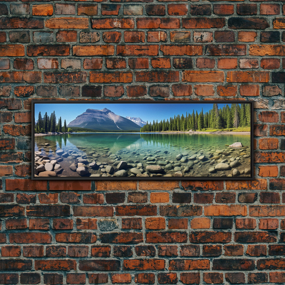 Photographic Panoramic of Banff National Park, Sunset Photography, Nat
