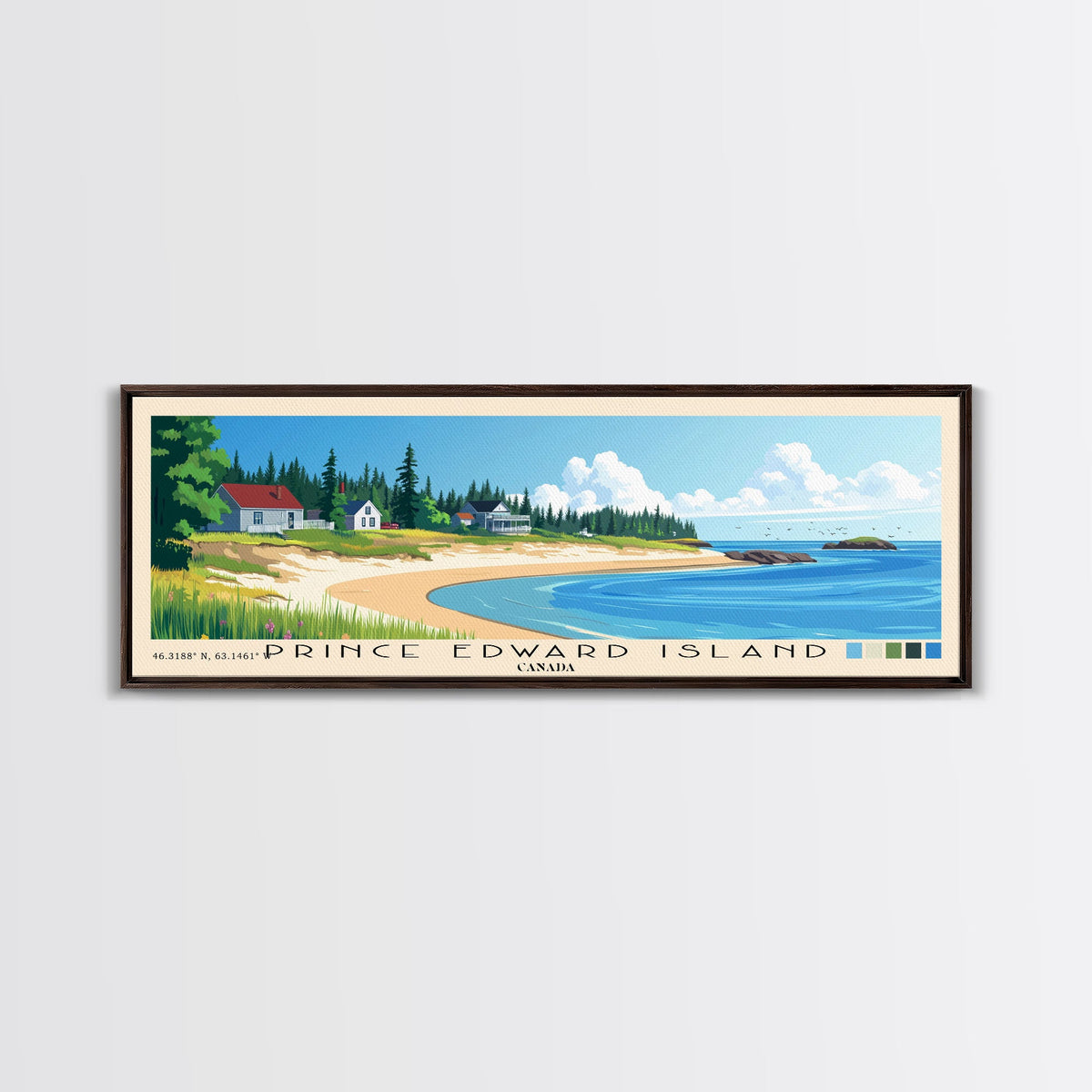 Prince Edward Island, Canada Panoramic Print, Vacation Gift, Canada Wa