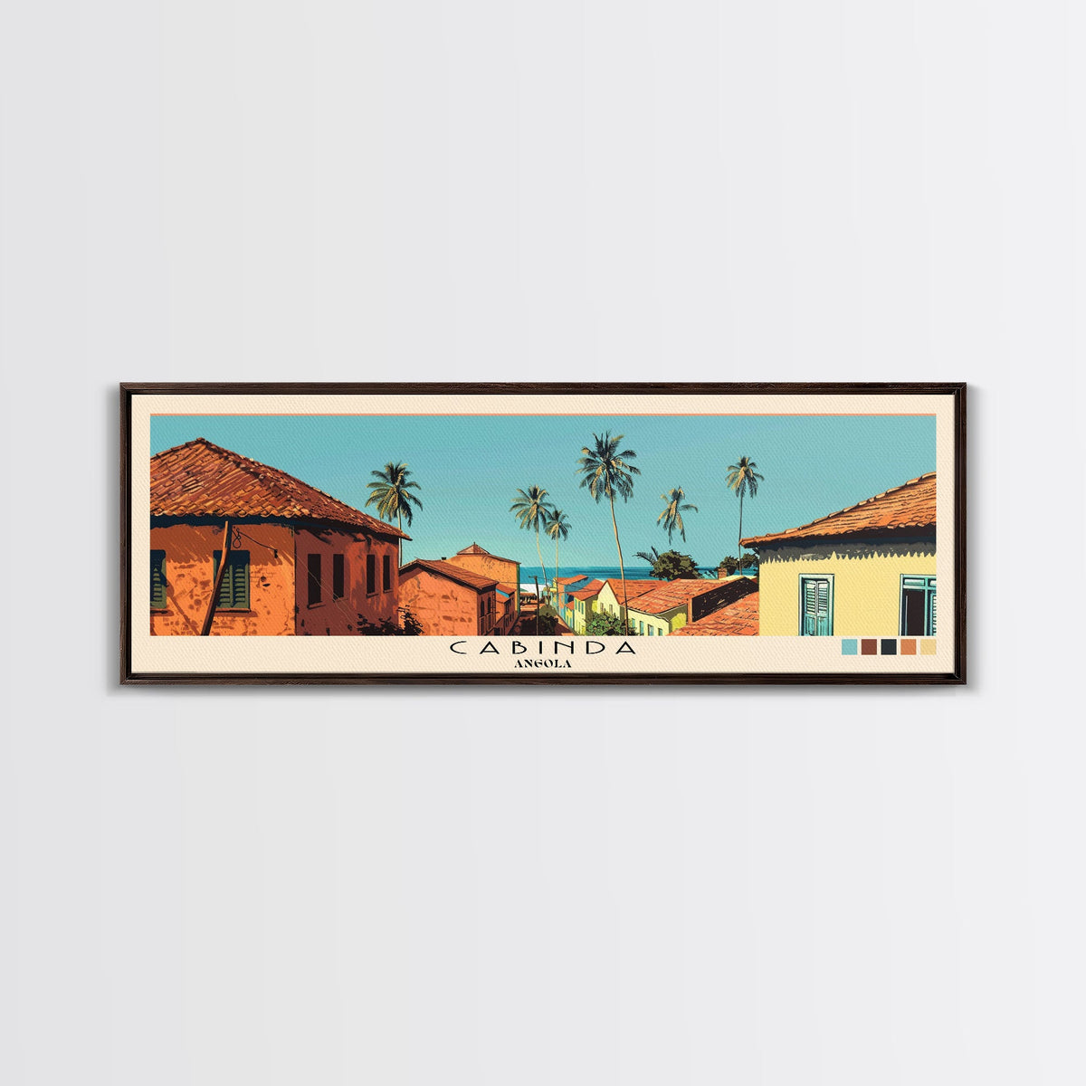 Cabinda, Angola Panoramic Canvas Print, Cabinda, Angola Painting, Ango