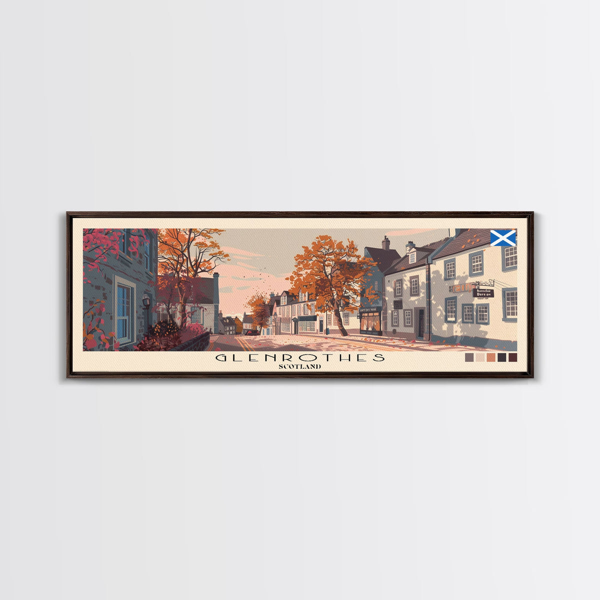 Glenrothes, Scotland Panoramic Canvas Print, Glenrothes, Scotland Pain