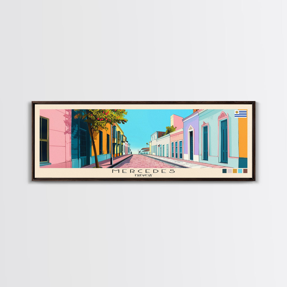 Mercedes, Uruguay Panoramic Canvas Print, Mercedes, Uruguay Painting,