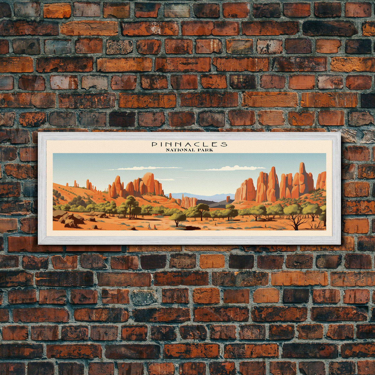 Pinnacles National Park Panoramic California Travel Art, National Park