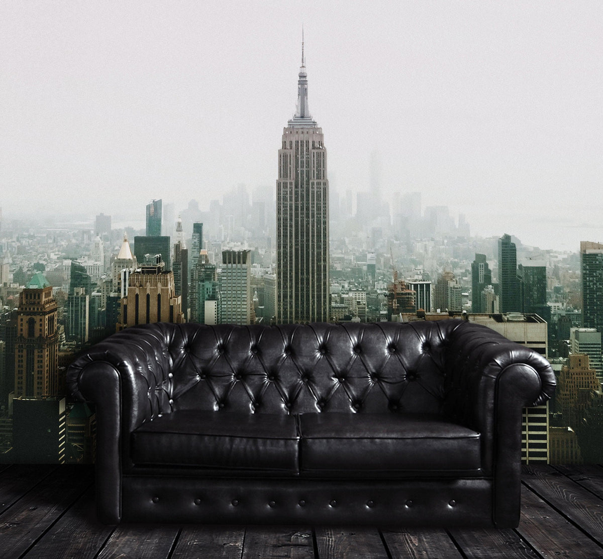 Empire State Building NYC Wall Mural. New York City Skyscrapers Peel a