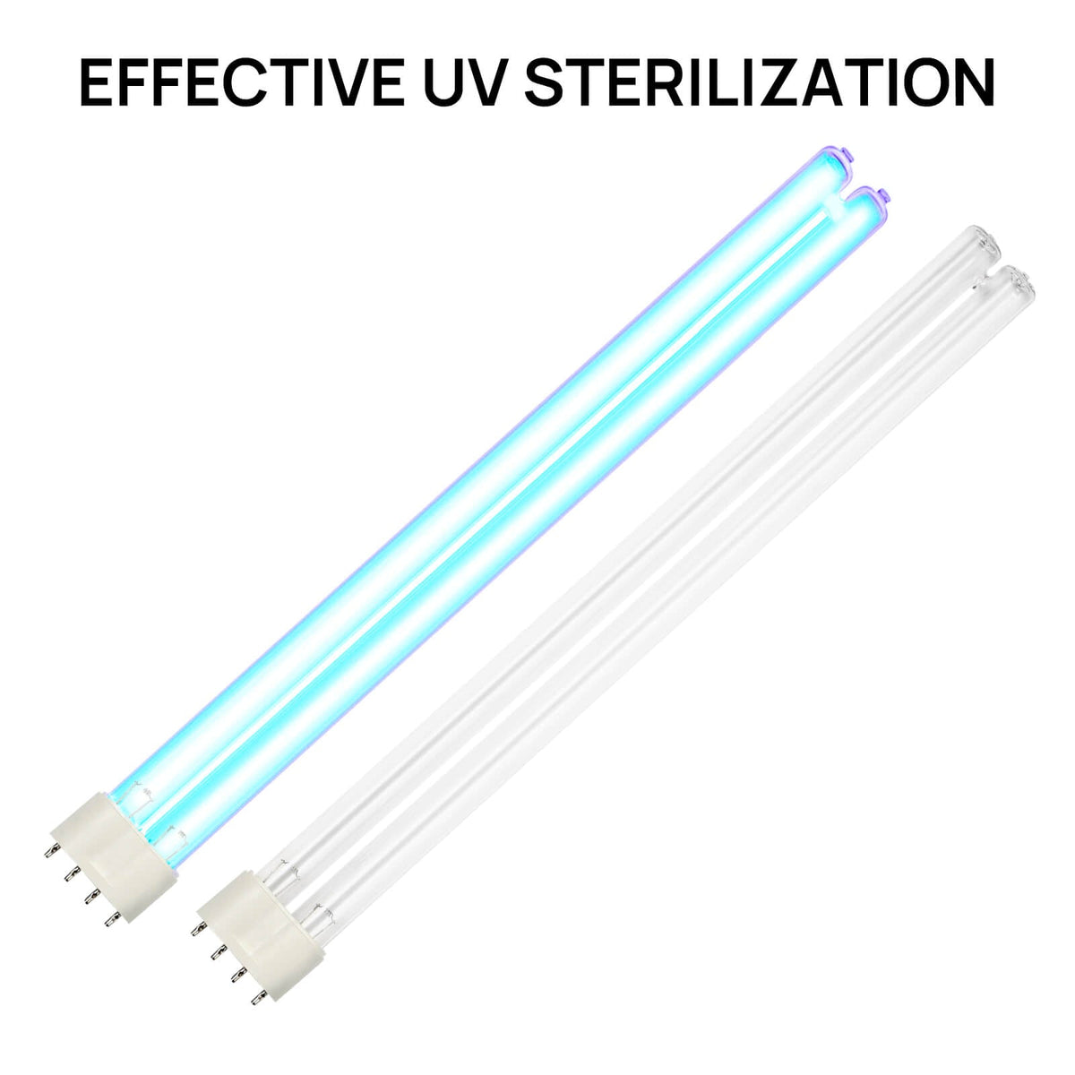 36W UV Light Replacement Bulbs, 15.2 in, 2-Pack