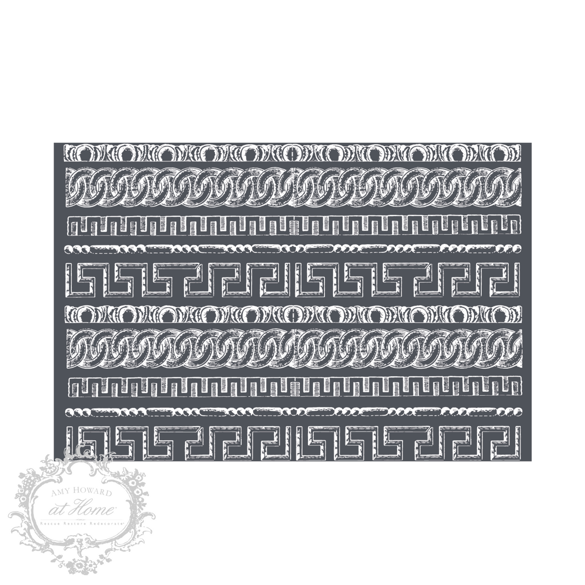 Classic Borders - Mesh Stencil 18x12