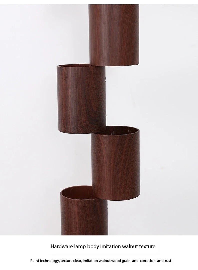 Nogy Solid Wood Free-Standing LED Lamp with Nordic Design Ideal for a