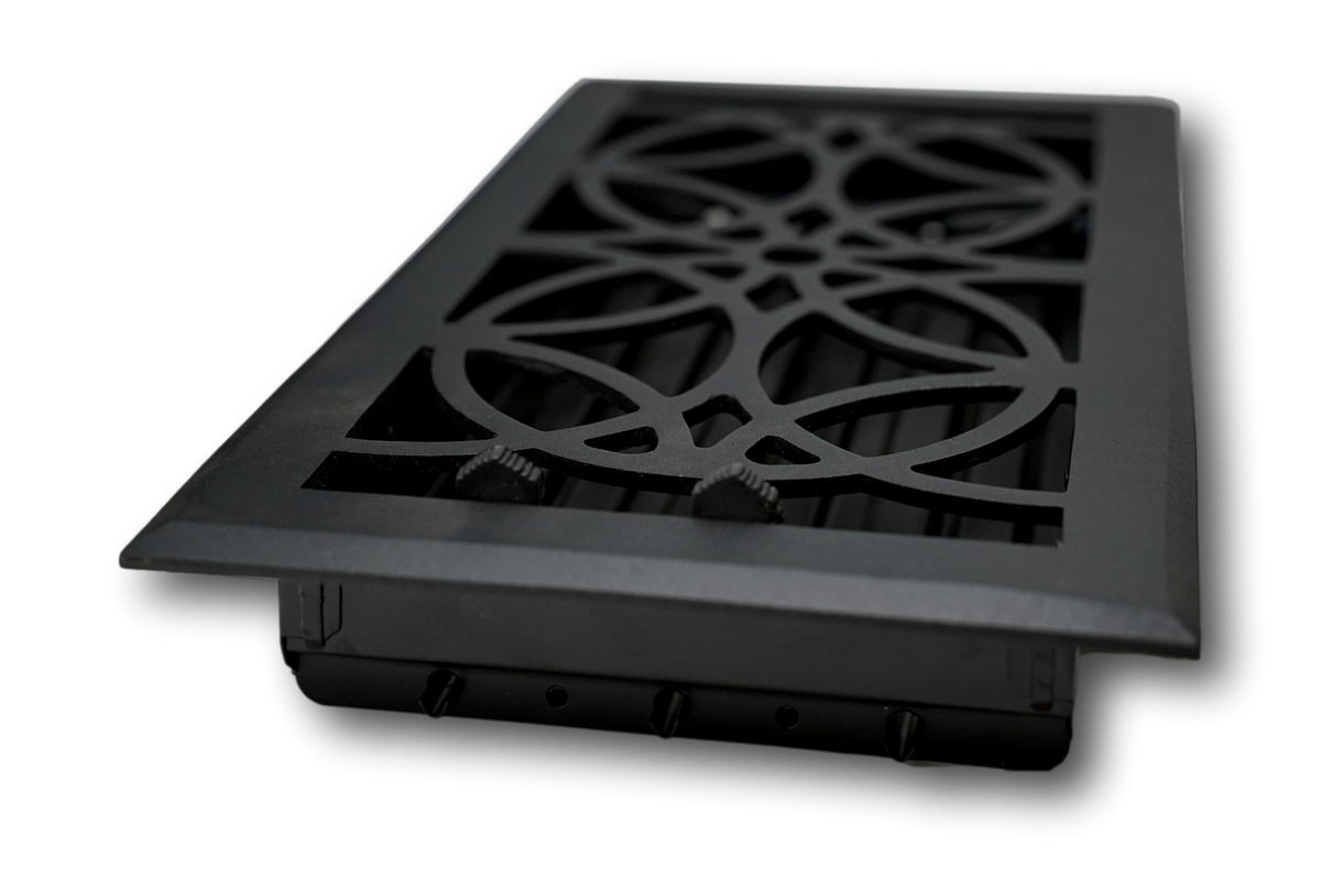 Cast Aluminum Empire Vent Cover - Black