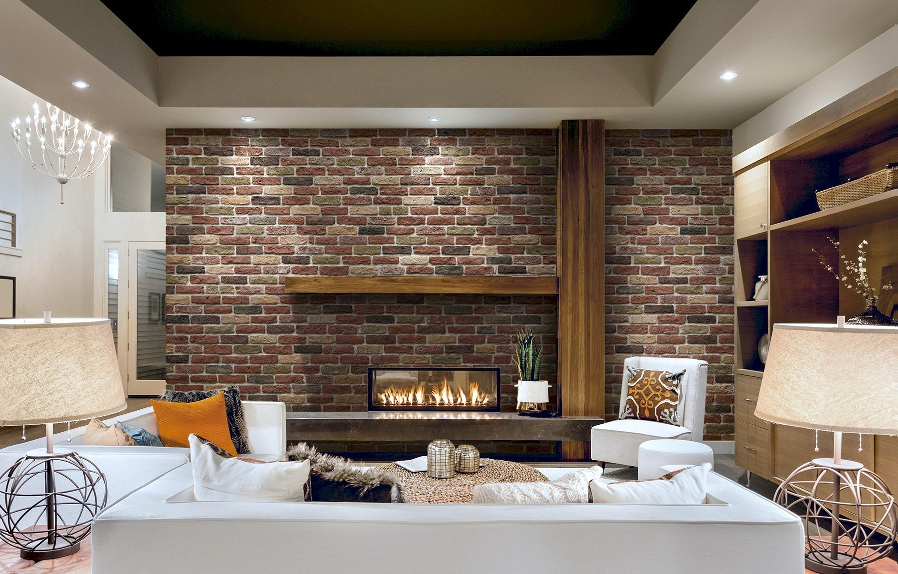 Granulbrick Mix 2 Manufactured Stone Handmade Brick Veneer - Livfloors