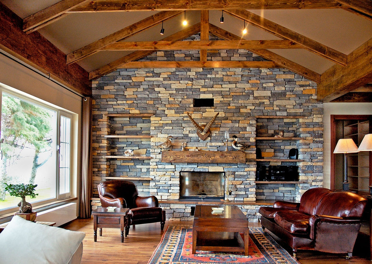 Sierra Sand Slate Look Manufactured Stone Handmade Veneer - Livfloors