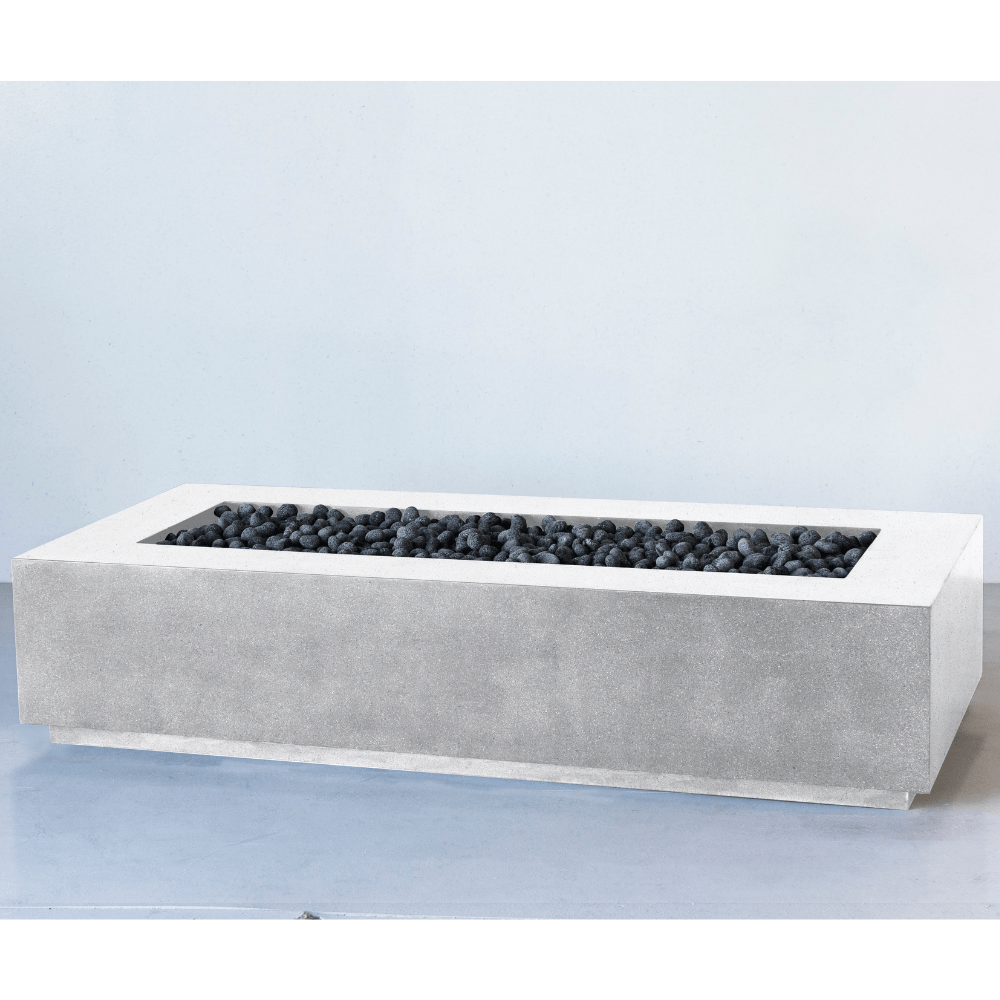 Modern Blaze Lumera Linear Concrete Fire Pit Table