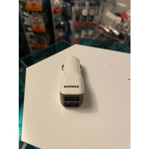 Dual USB Port Car Lighter Charger Socket Power Charging Adapter Warner