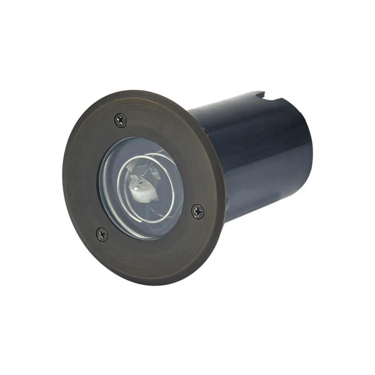 Standard MR16 In Ground Lights Made with PVC Body and Solid Brass Top